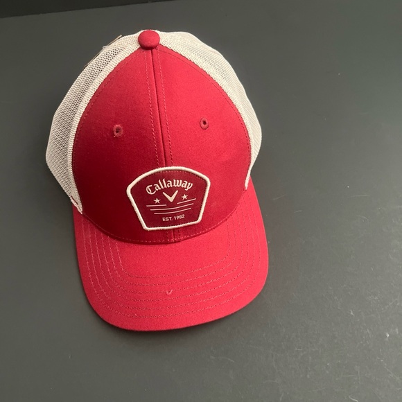 Callaway | Accessories | Mens Callaway Red And White Cap Baseball Hat ...